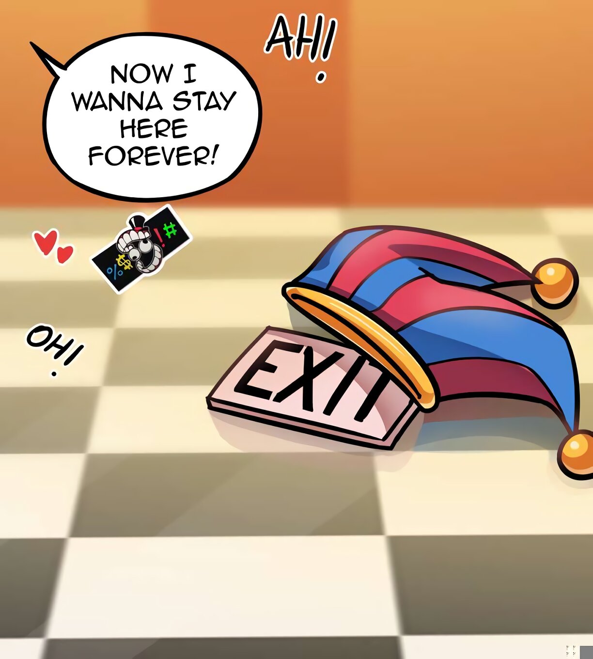 Pomni Found The Wrong Exit Door Porn Comic Cartoon Porn Comics Rule